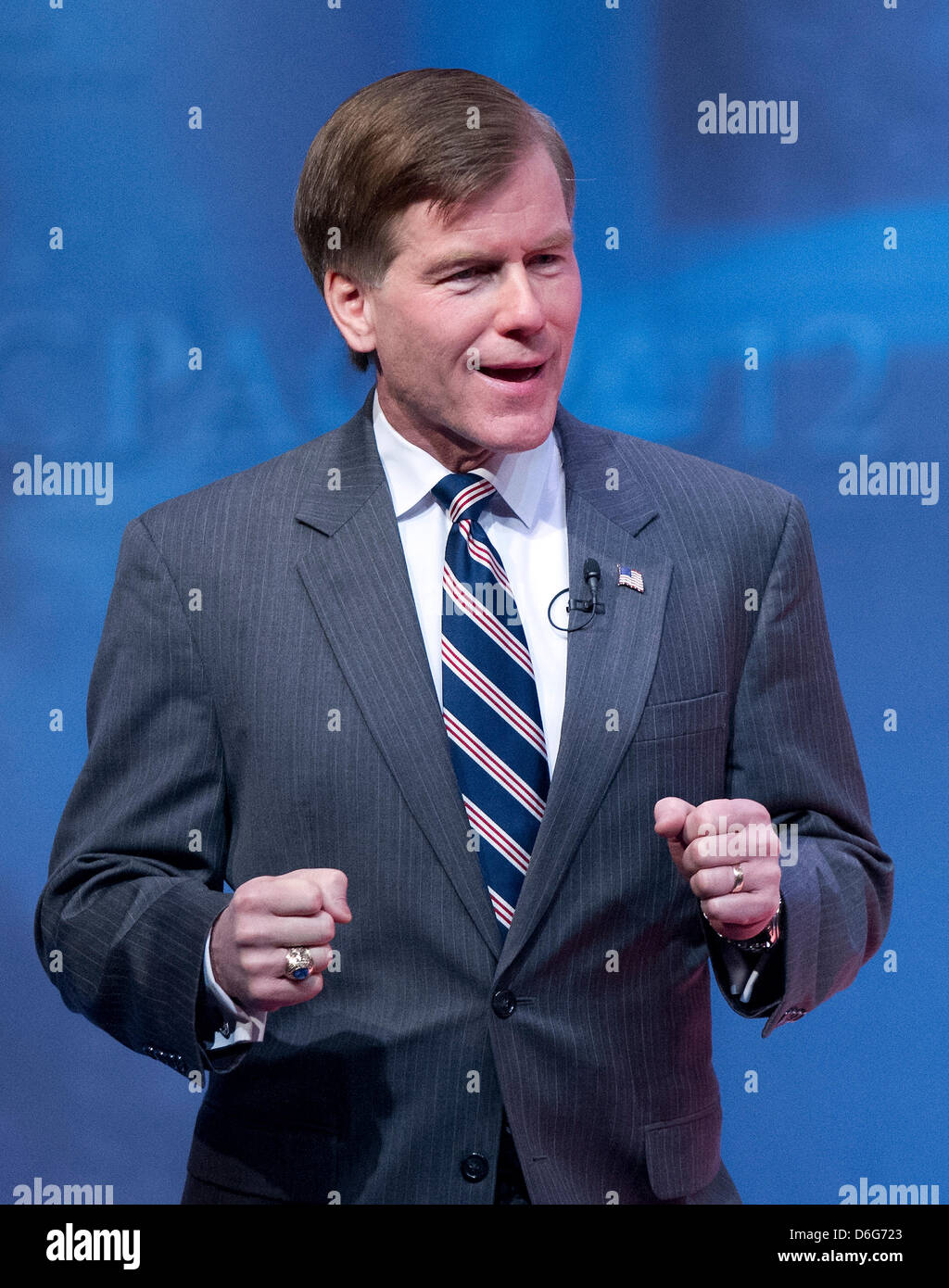 Governor Bob McDonnell (Republican of Virginia) makes remarks at the ...