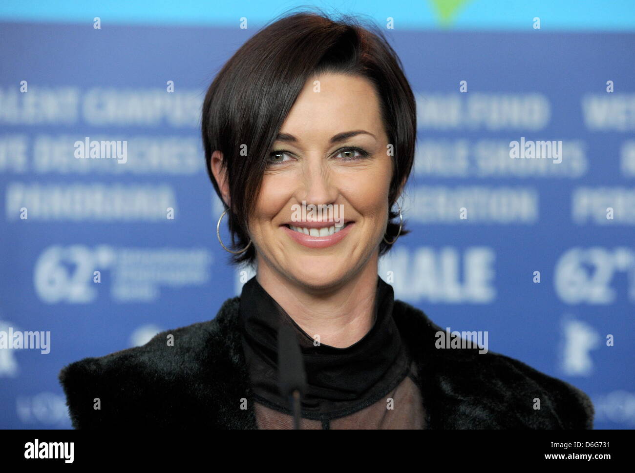 German actress Stephanie Paul attends the press conference for the ...