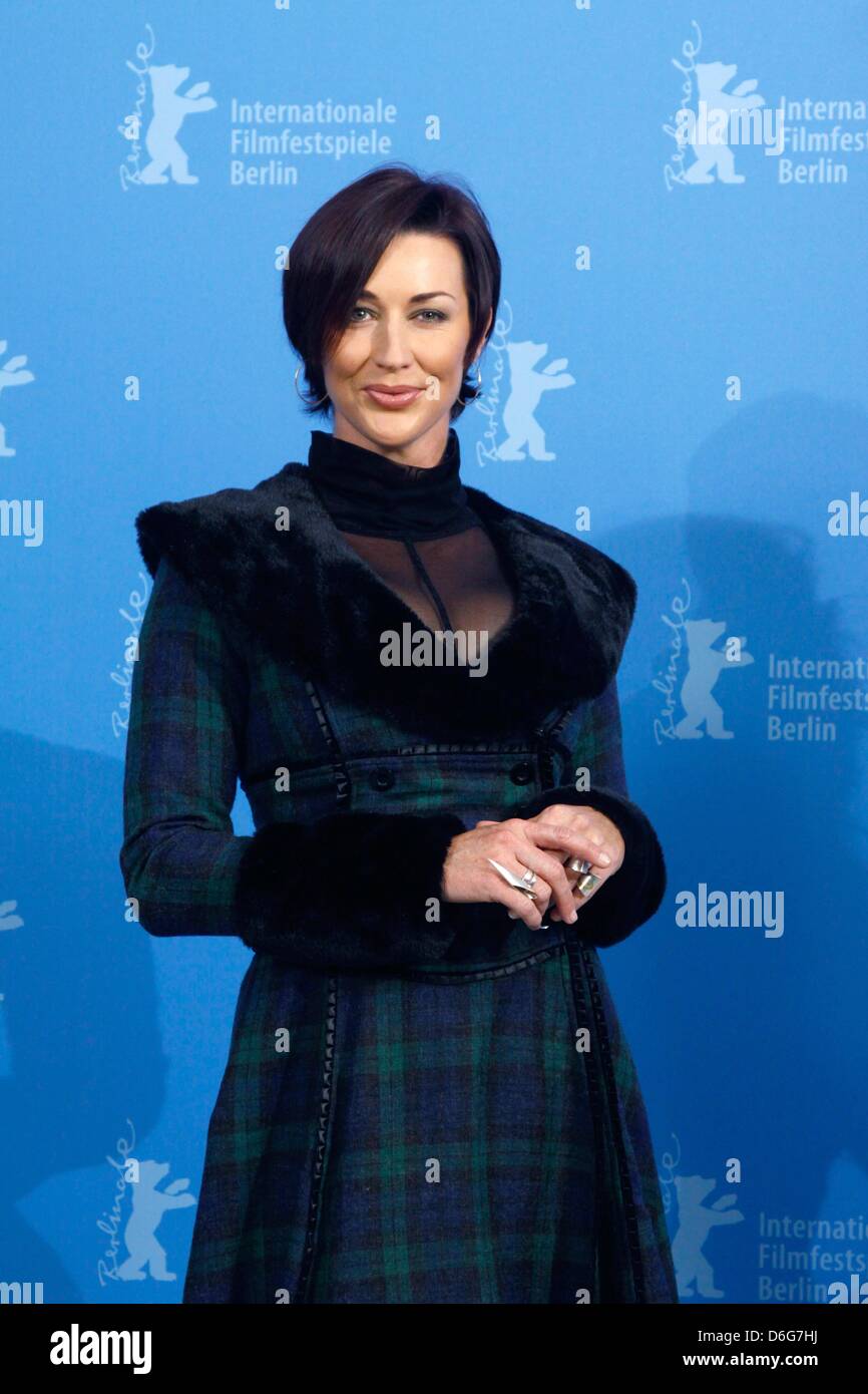 German actress Stephanie Paul attends the press conference of "Iron Sky ...
