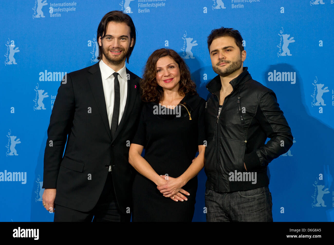 Greek actor Theo Alexander (L-R), actress Tamila Koulieva and Greek ...