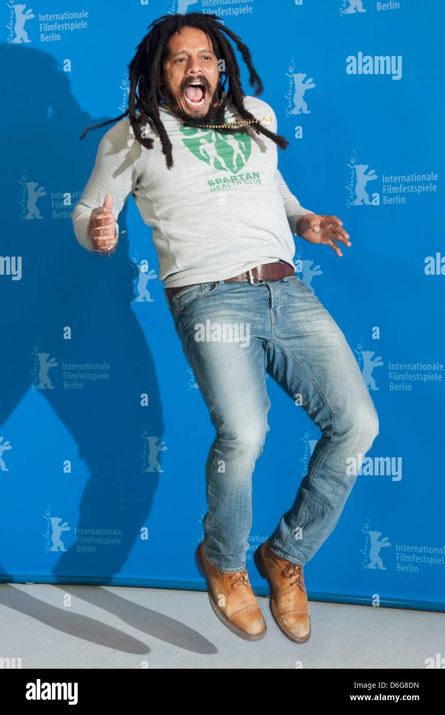 Jamaican musician Rohan Marley posing during the photocall for the ...