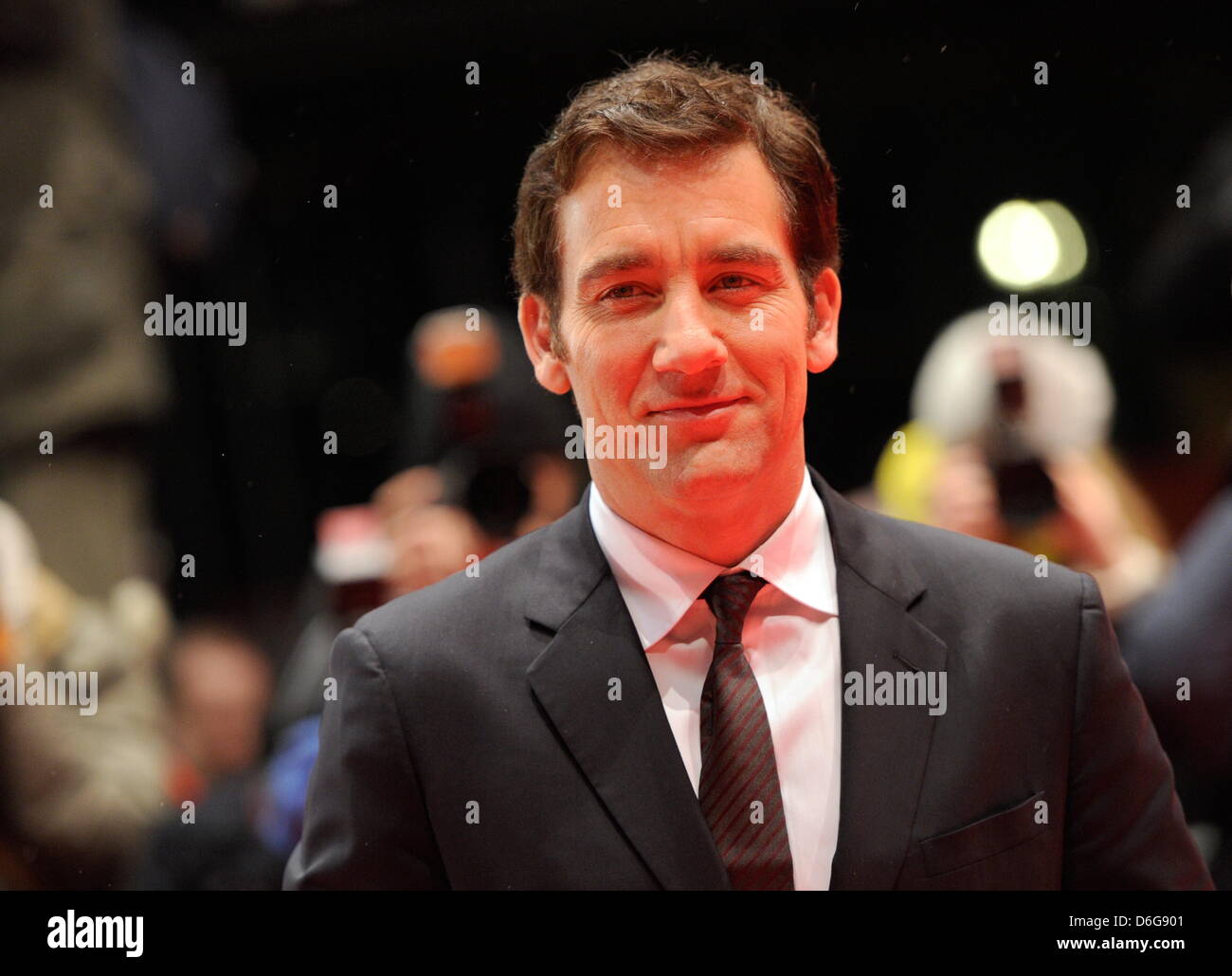British actor Clive Owen arrives for the premiere of the movie Shadow ...