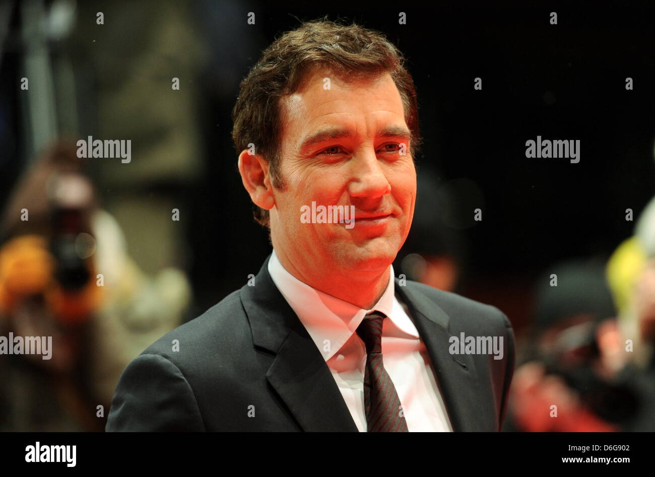 British actor Clive Owen arrives for the premiere of the movie Shadow ...