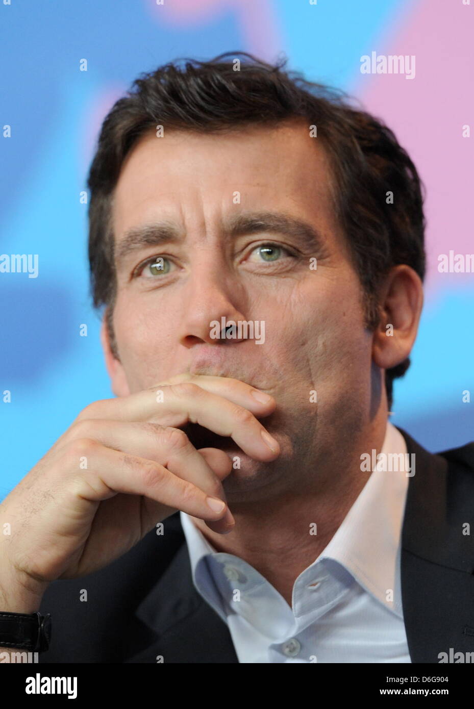British actor Clive Owen attends the press conference of the movie ...
