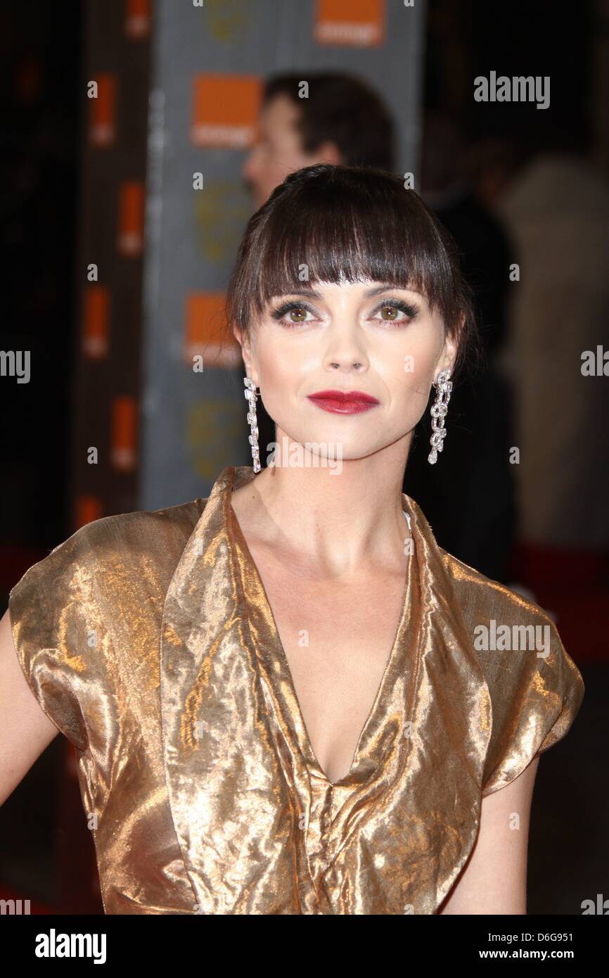 Actress Christina Ricci poses in the Winner's Photo Room during the ...