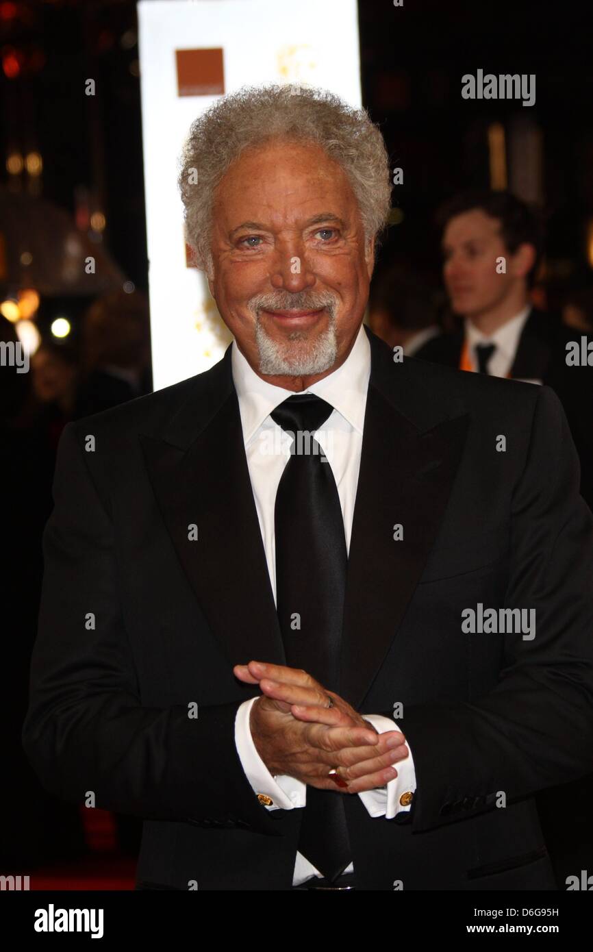 Singer Tom Jones attends the British Academy Film Awards at Royal Opera ...