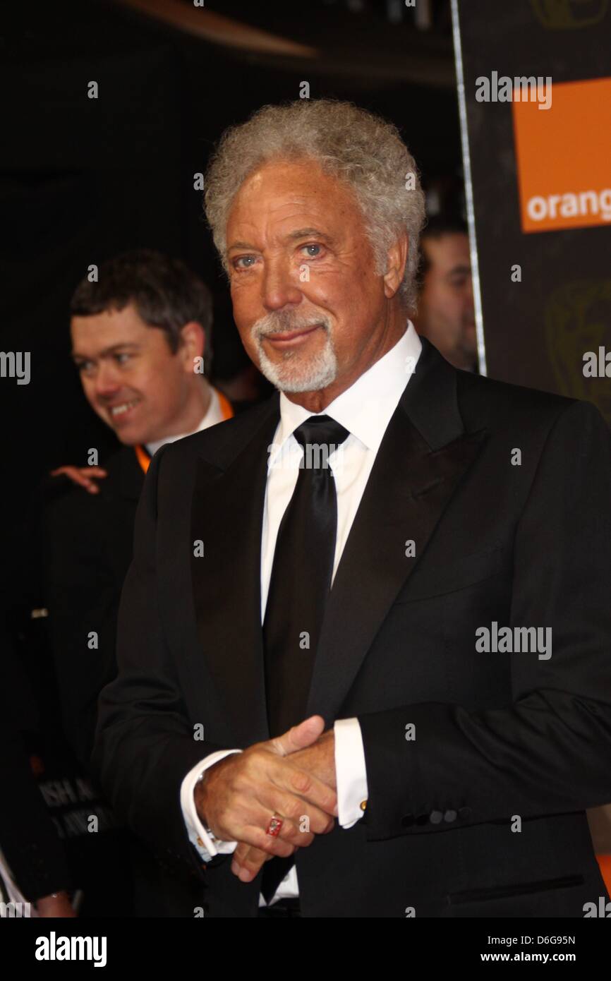 Singer Tom Jones attends the British Academy Film Awards at Royal Opera ...