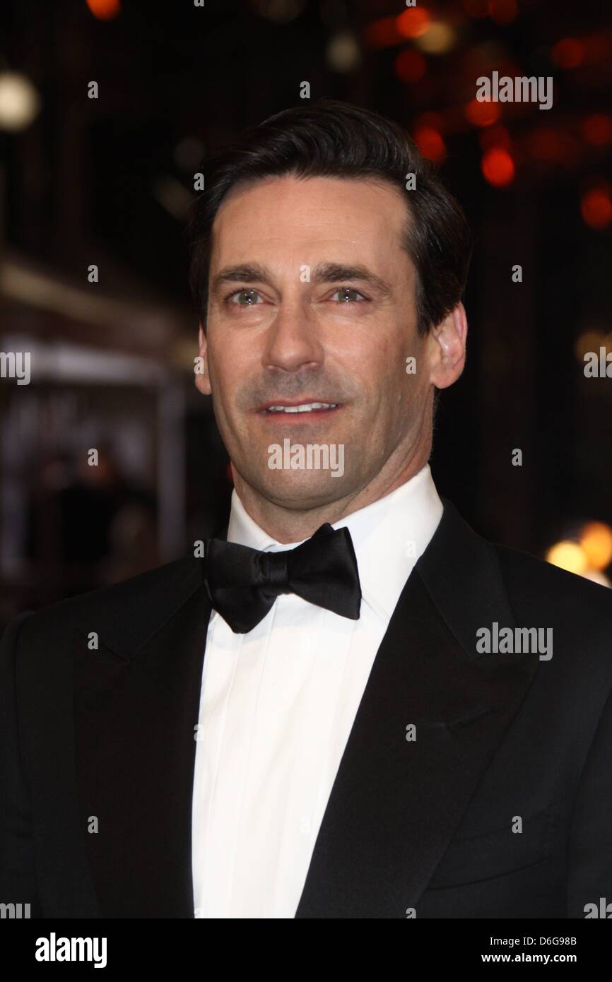 Actor jon hamm attends british hi-res stock photography and images - Alamy