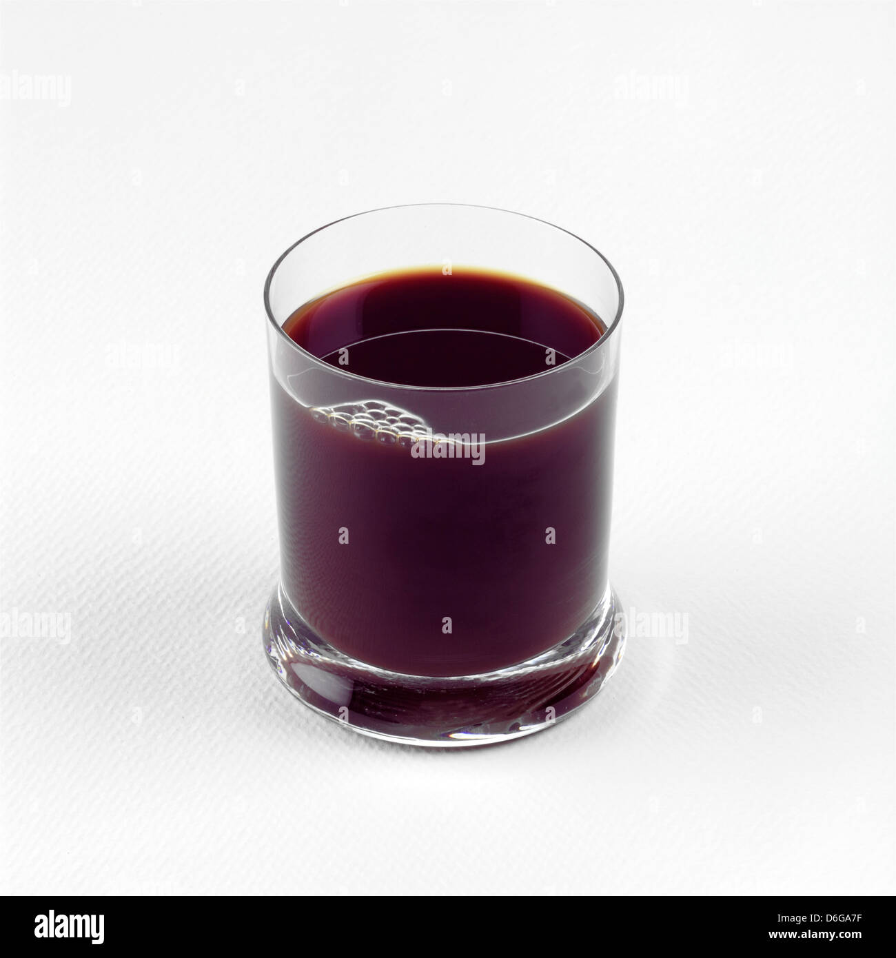 Glass of Prune Juice Stock Photo - Alamy