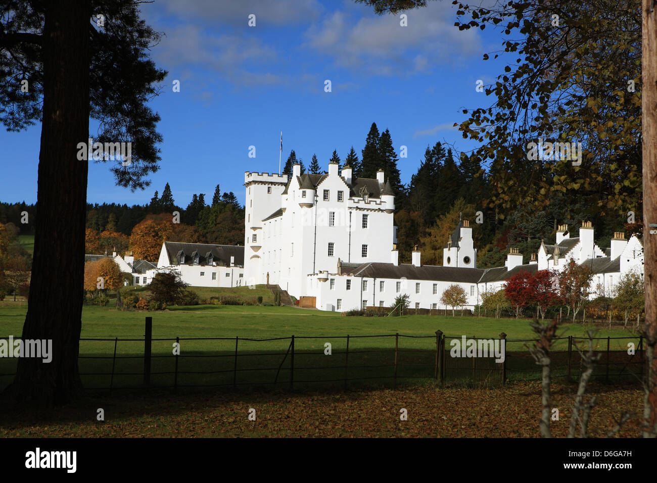 Blair Castle at Blair Atholl in Perthshire Scotland Stock Photo - Alamy