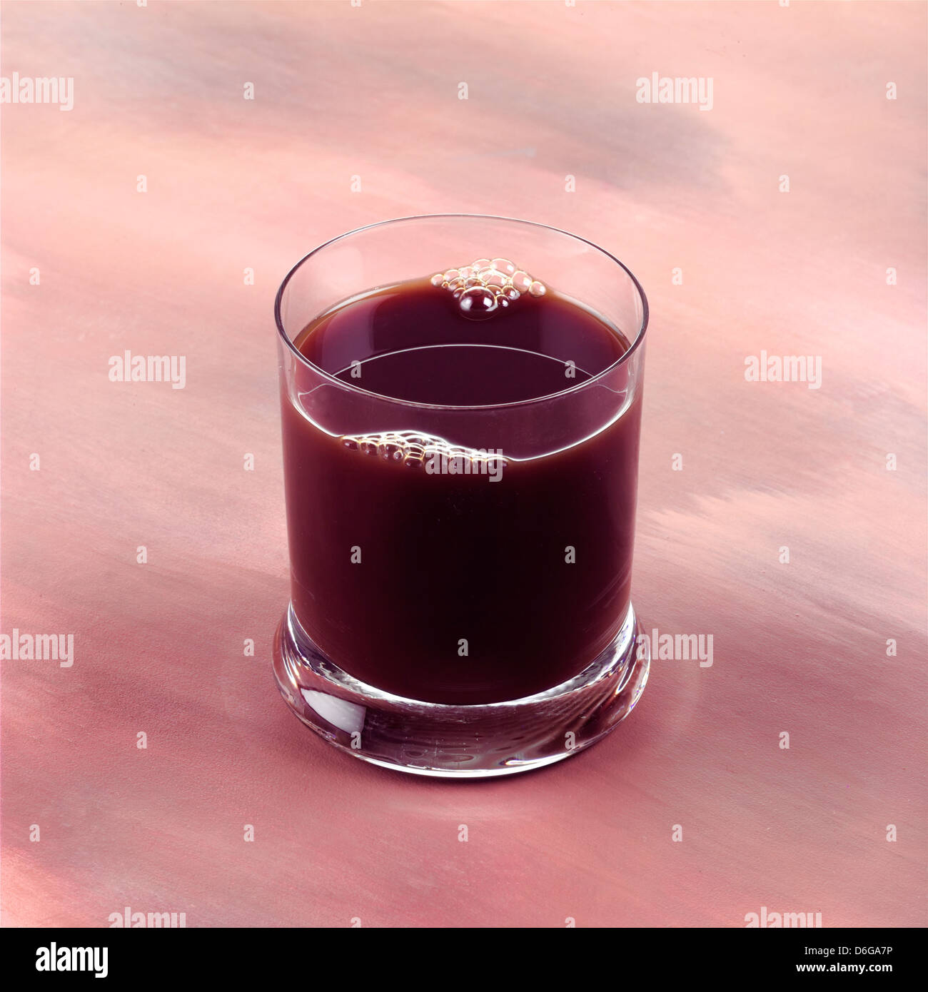 Glass of Prune Juice Stock Photo - Alamy