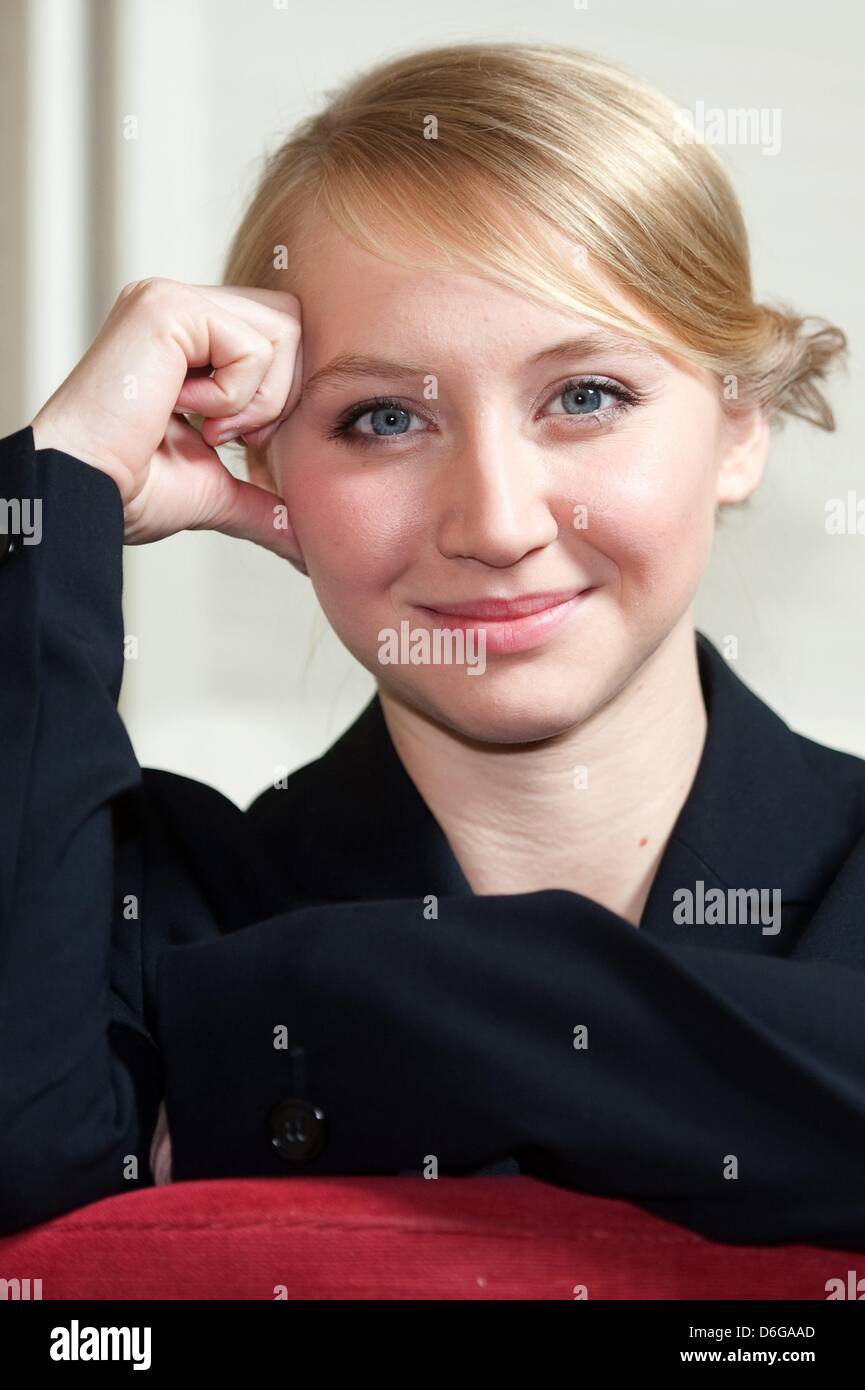 German actress Anna Maria Mühe poses at a photocall for the Shooting ...