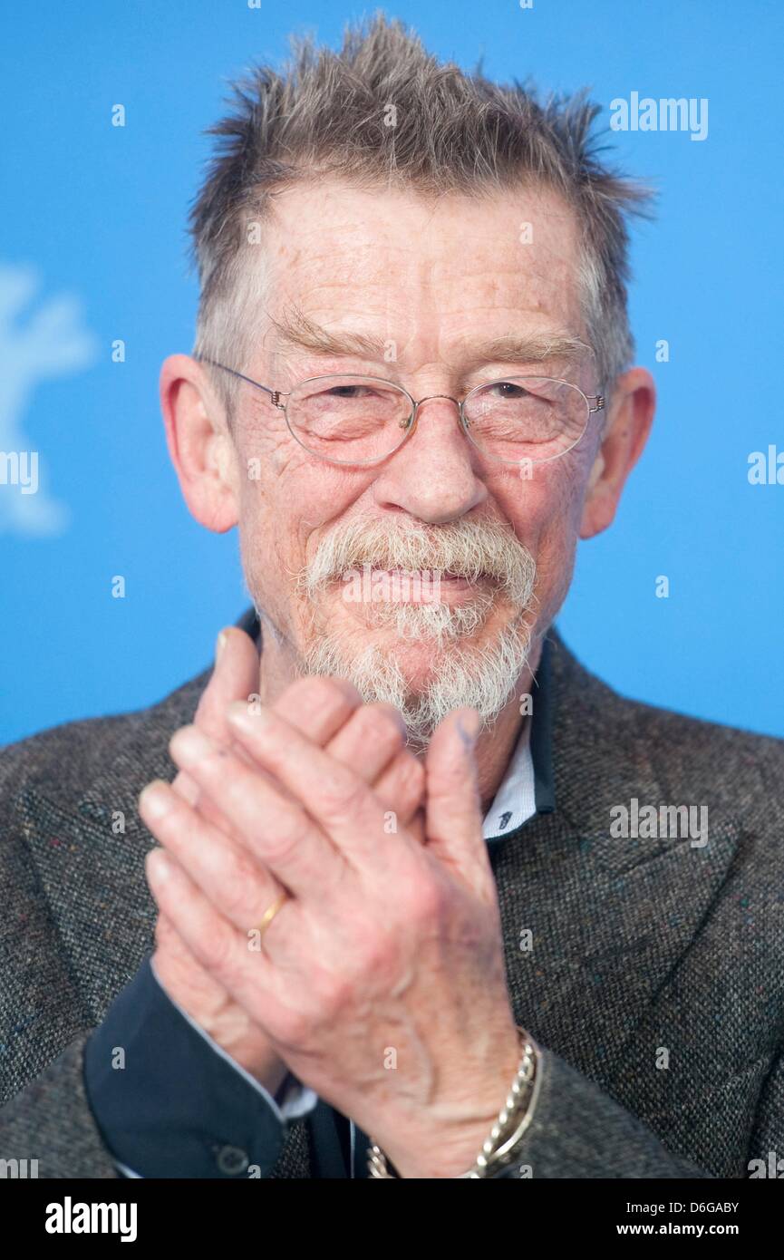 British actor John Hurt attends the photocall for the movie 'Jayne ...