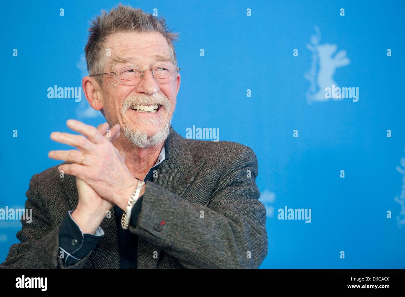British actor John Hurt attends the photocall for the movie 'Jayne ...