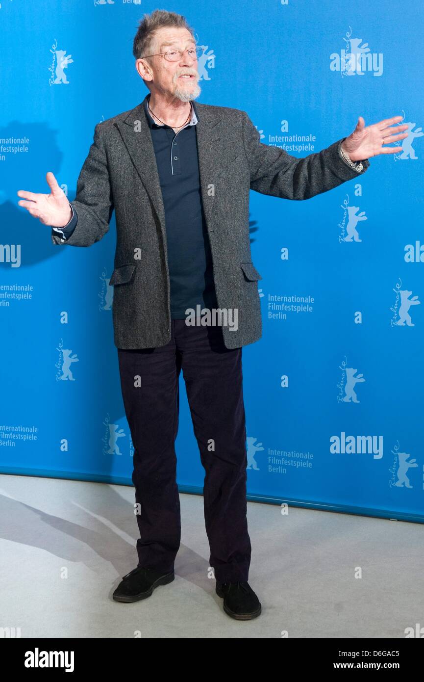 British actor John Hurt attends the photocall for the movie 'Jayne ...