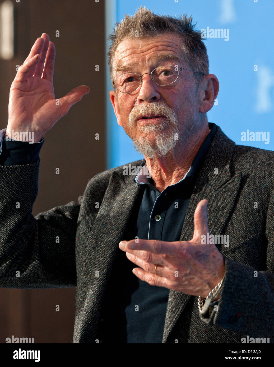 British actor John Hurt attends the photocall for the movie 'Jayne ...