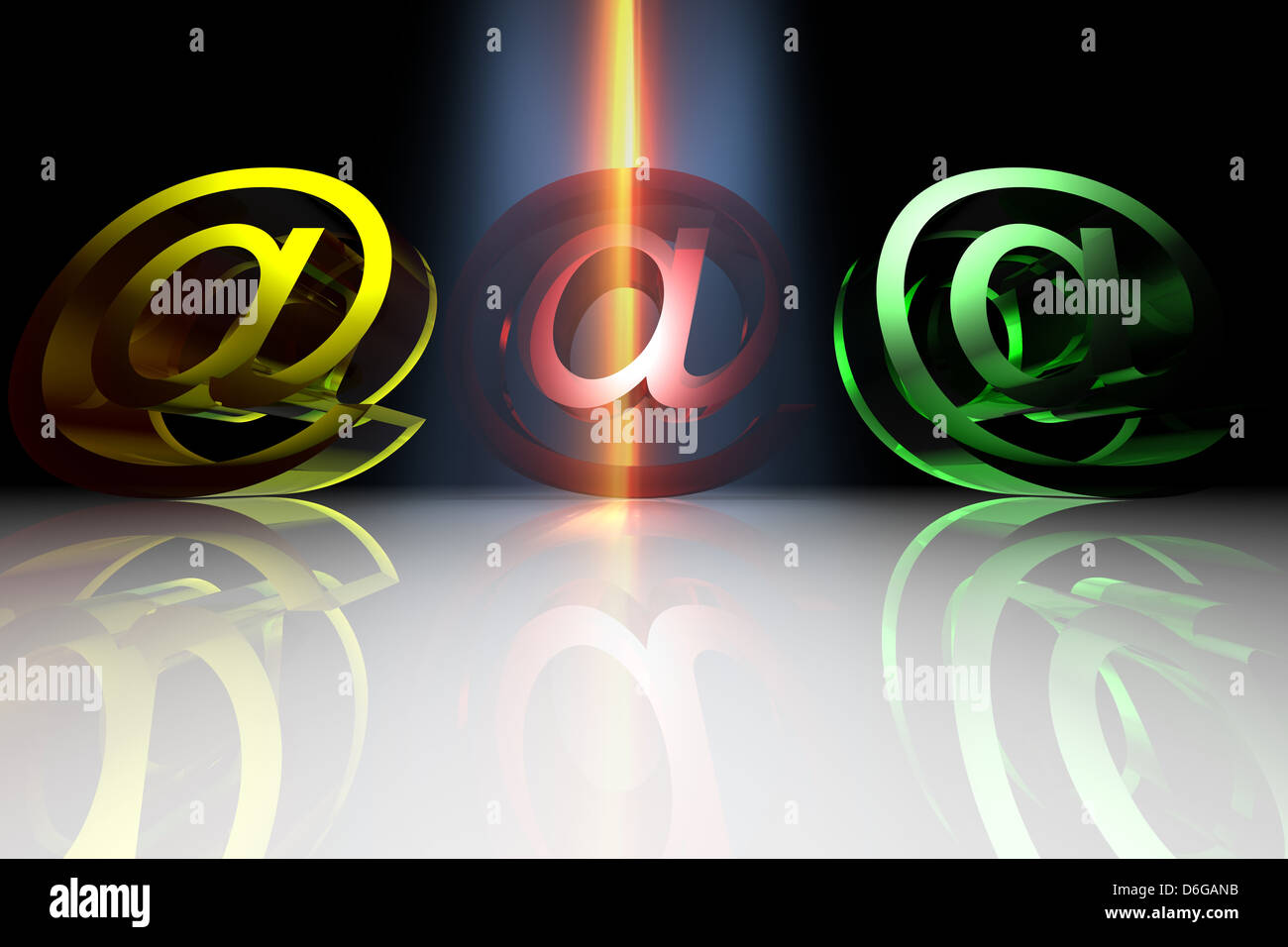 danger email virus detected mail concept Stock Photo - Alamy