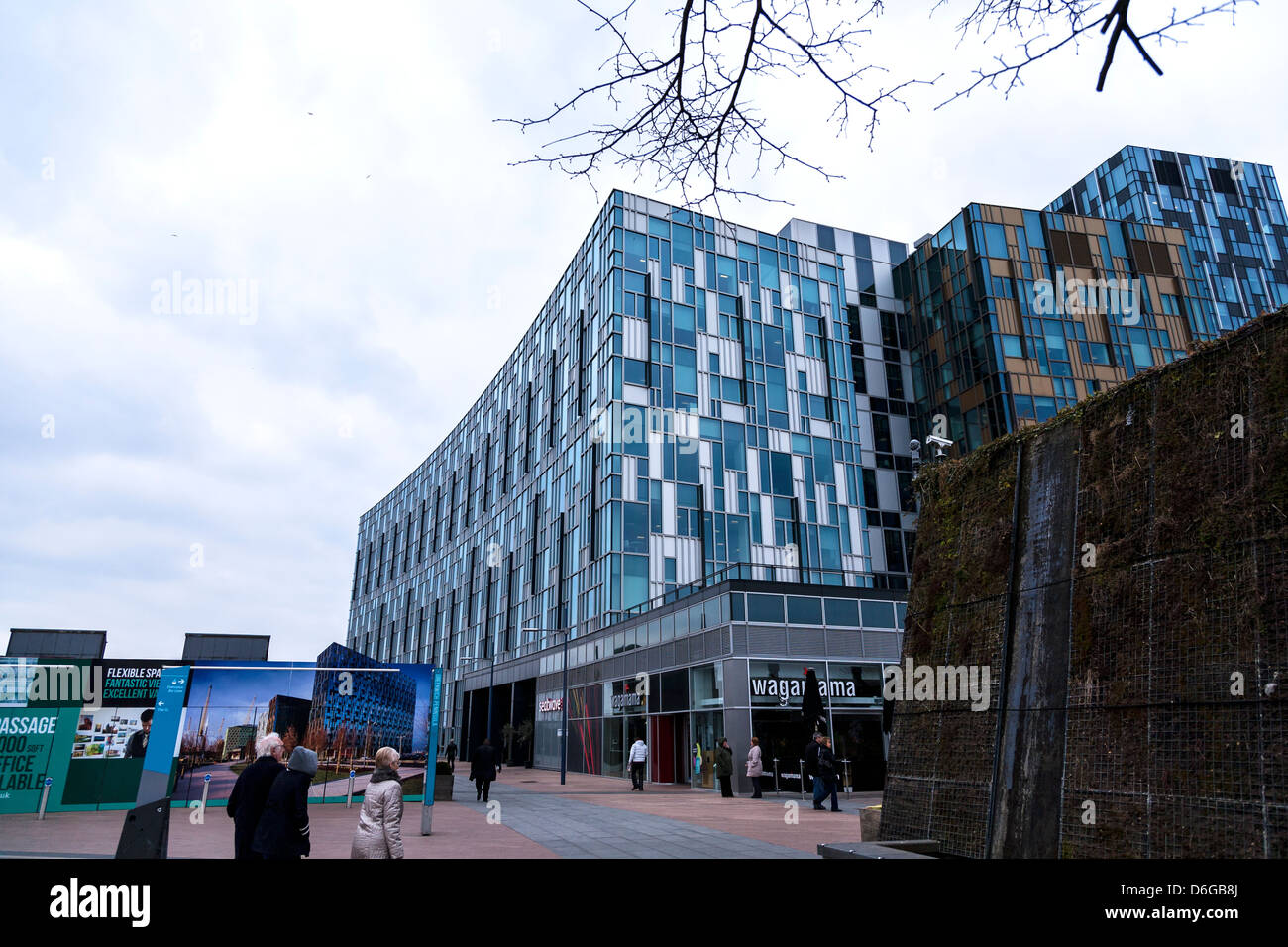 Modern Office Buildings near O2 Dome Stock Photo - Alamy