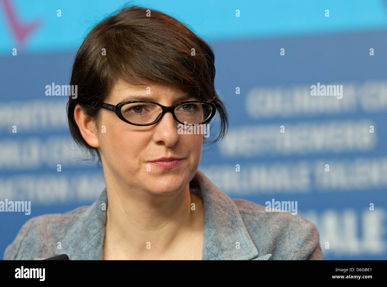 French-Swiss film director Ursula Meier attends a press conference for ...