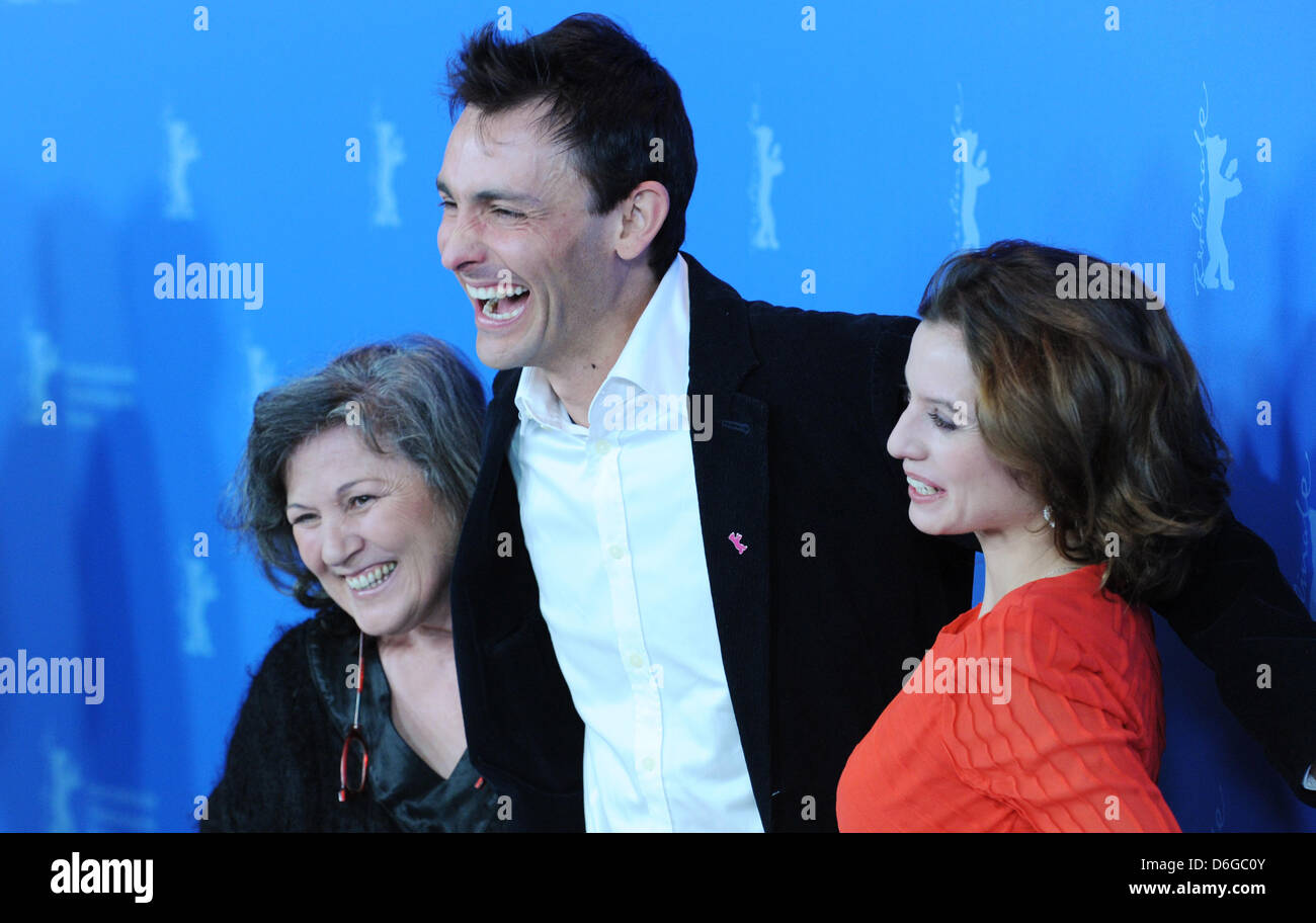 Portuguese actress Teresa Madruga (L-R), actor Ivo Mueller and ...