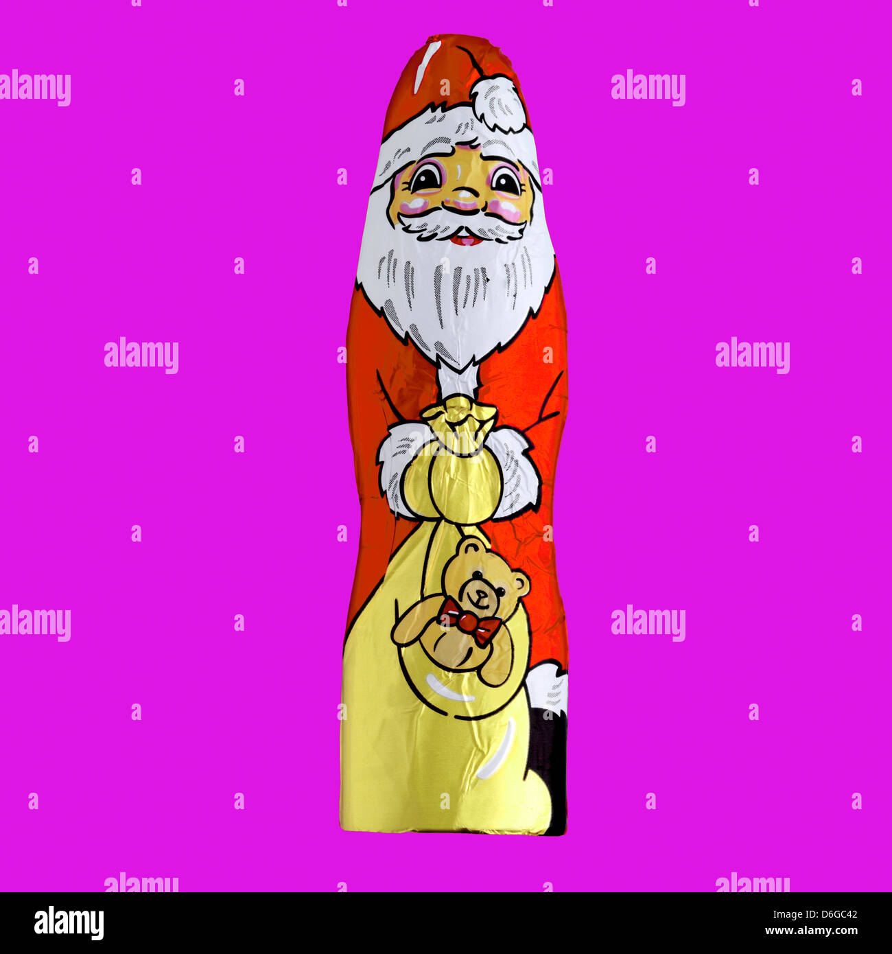 Chocolate Santa Claus Stock Photo - Alamy