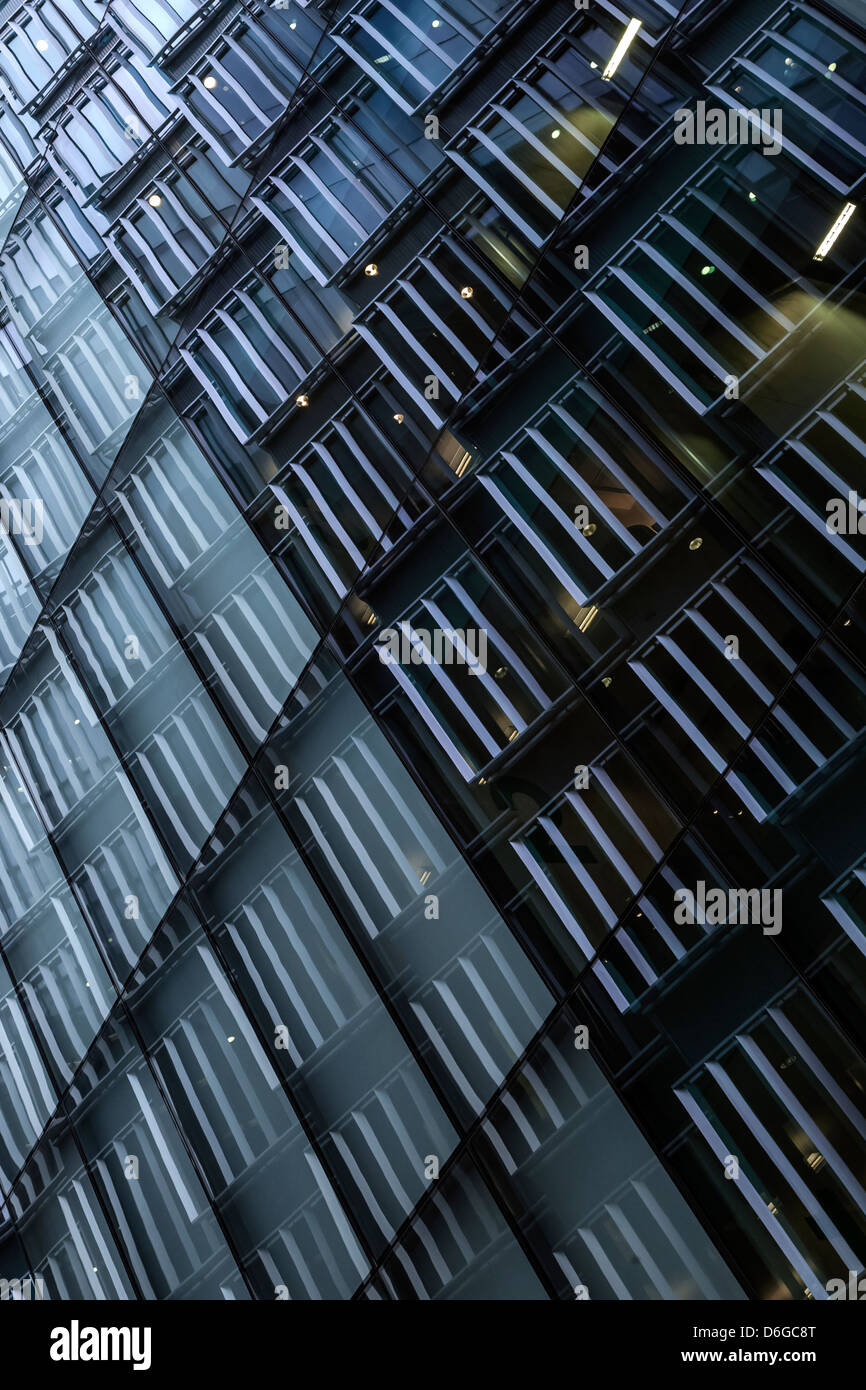 Reflective Modern Designed Office Buildings in London Stock Photo - Alamy