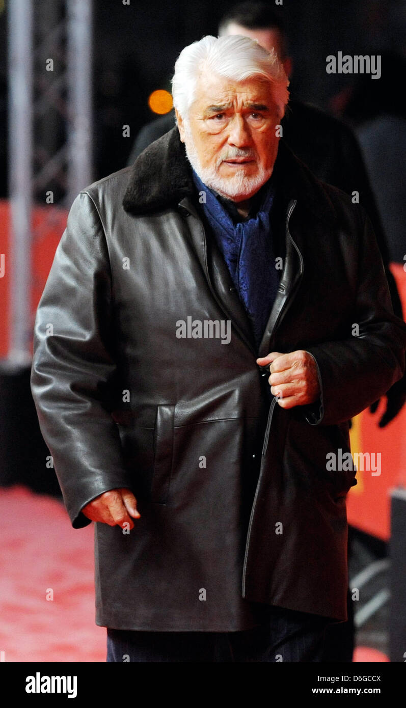 German actor Mario Adorf arrives for the premiere of the movie 'Calm At ...