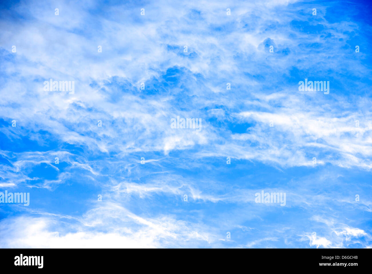 beauty peaceful sky with white clouds great as background Stock Photo ...