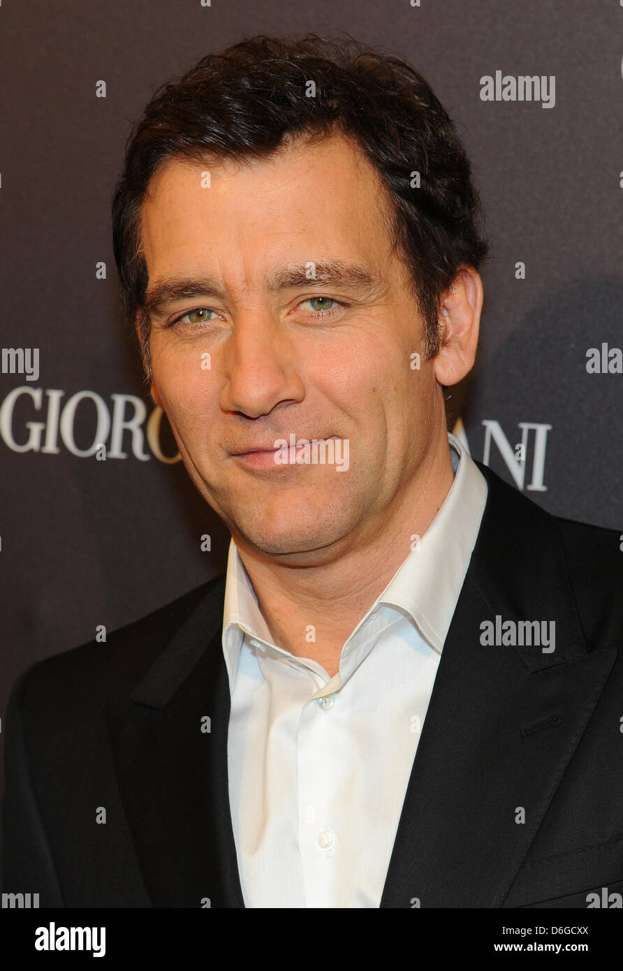 British actor Clive Owen arrives at the Giorgio Armani Cocktail Party ...