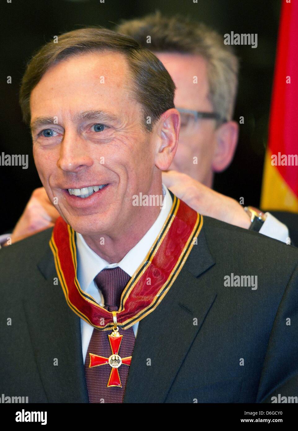 Director of the CIA, David Petraeus, is awarded the Order of Merit of ...