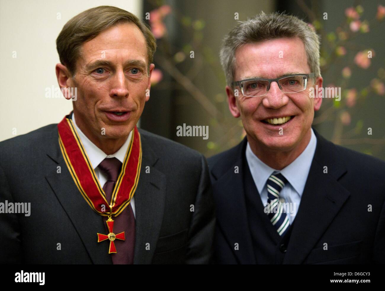 Director of the CIA, David Petraeus, is awarded the Order of Merit of ...