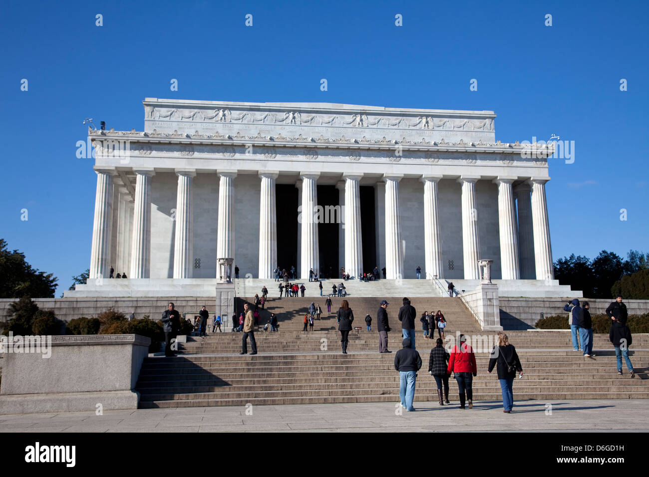 Lincoln memorial inscriptions hi-res stock photography and images - Alamy