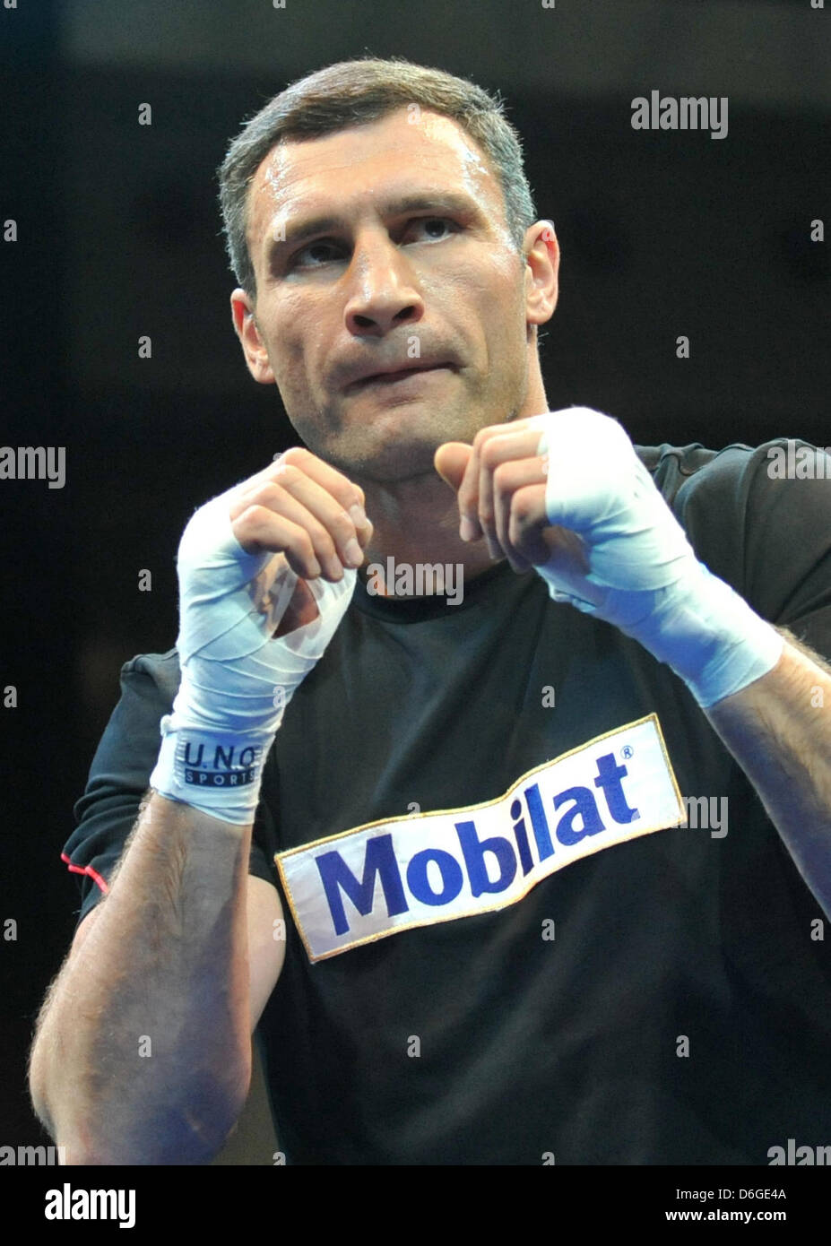 Boxing chisora vitali klitschko press hi-res stock photography and ...