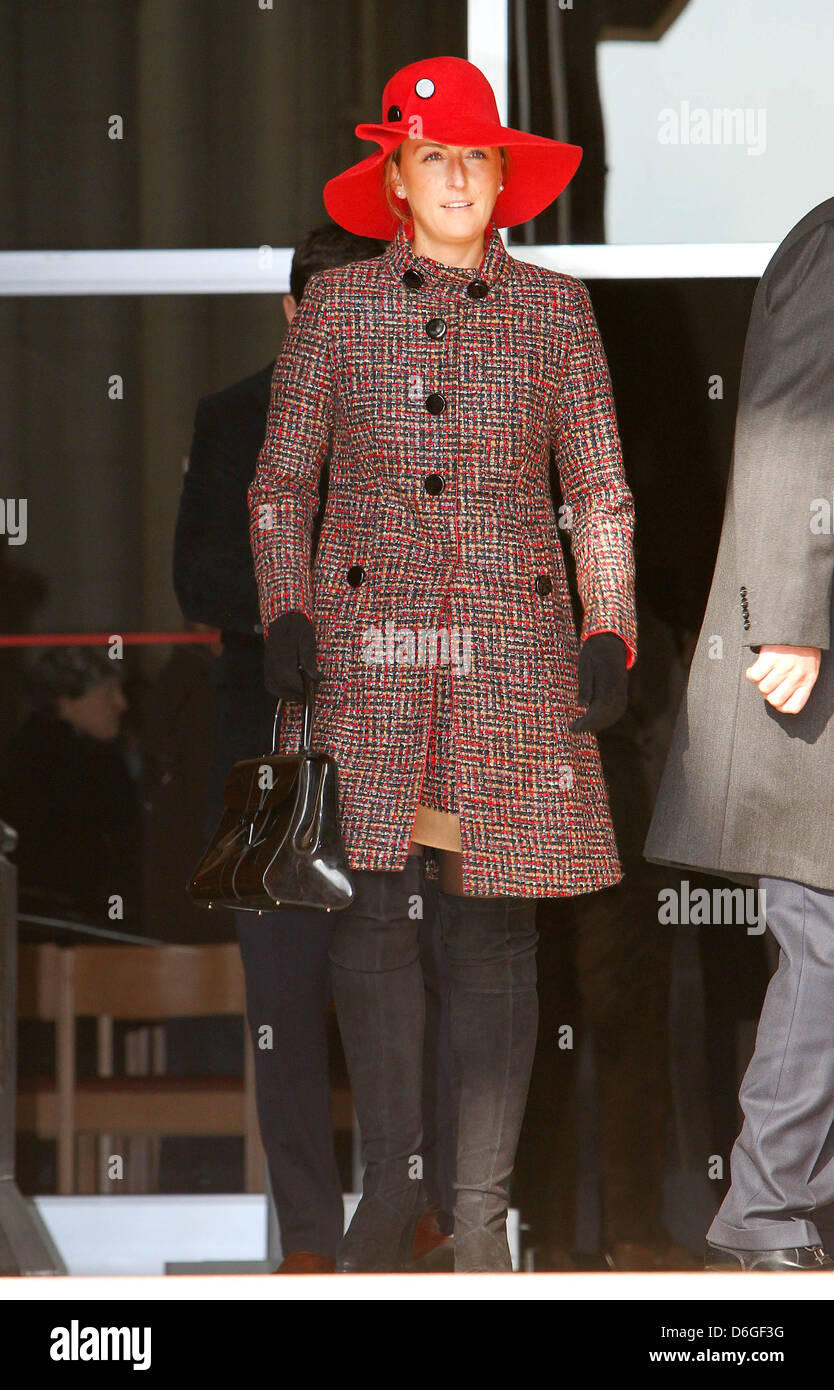Princess Claire of Belgium attends the special mass to commemorate the ...