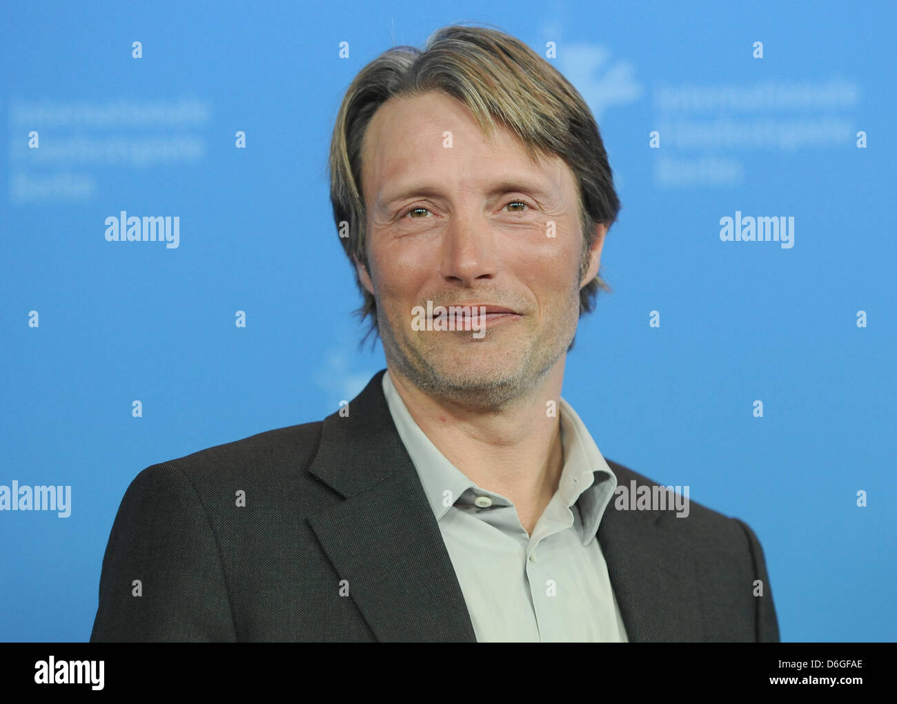 Danish actor Mads Mikkelsen poses at the photocall for the movie 'A ...