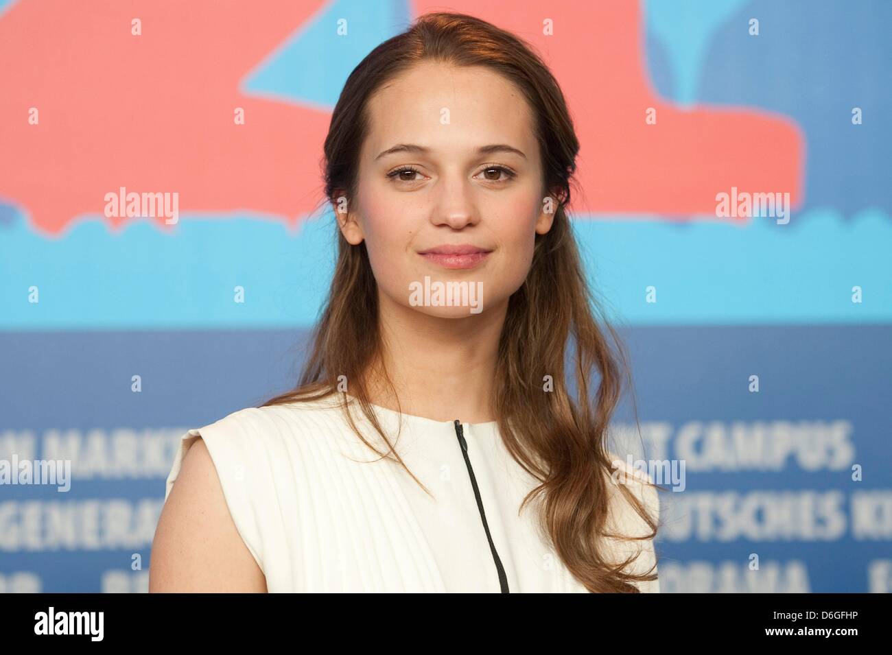 Swedish actress Alicia Vikander attends the press conference for the ...