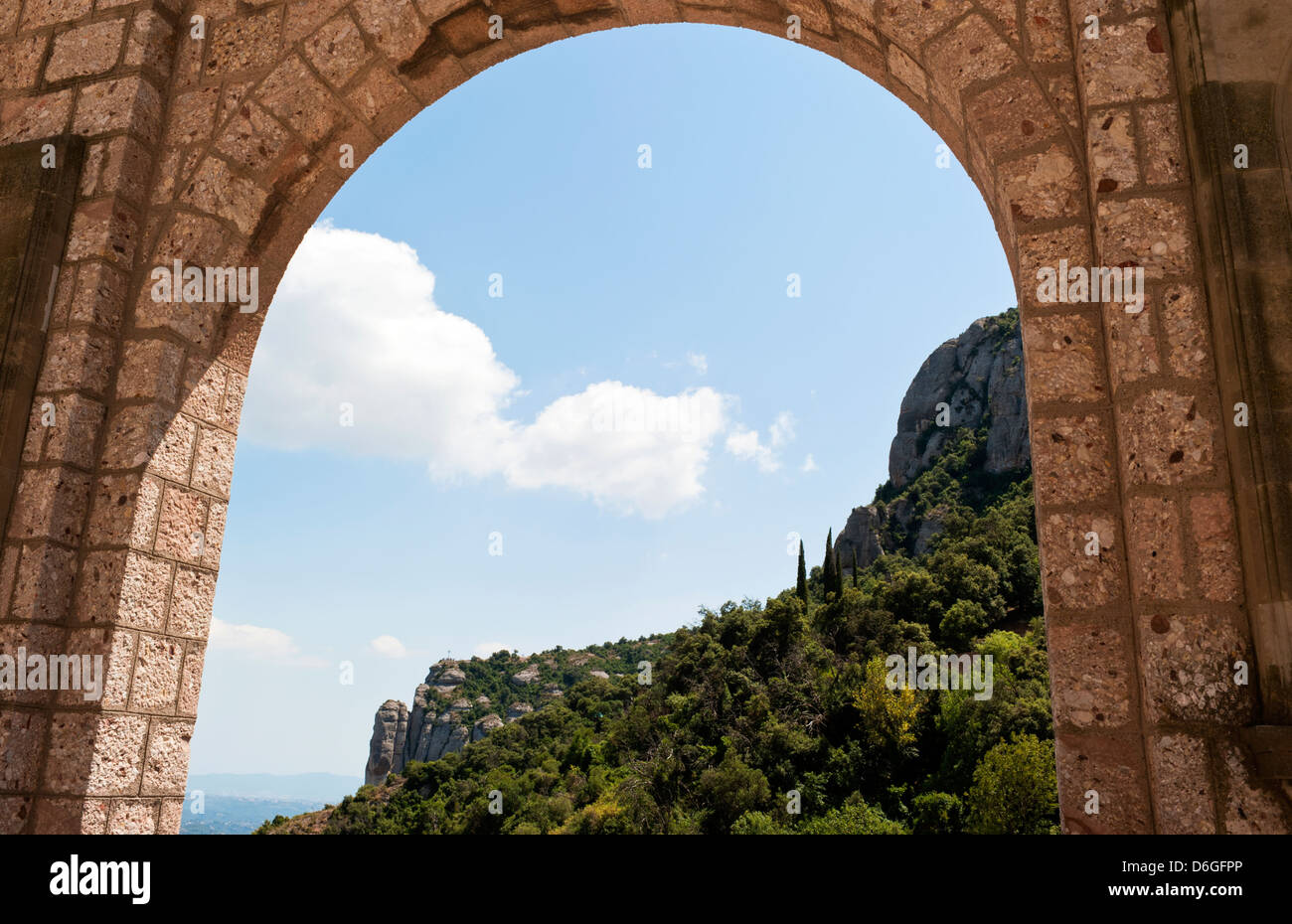 Monastery catalonia cliff hi-res stock photography and images - Alamy