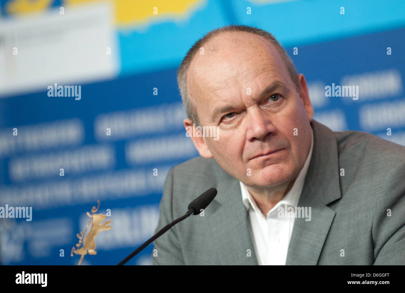 British director Nick Ormerod attends the press conference for the ...