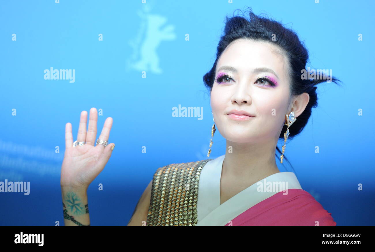 Actress Fan Hsiao Shuan attends the photocall of the movie 'Flying ...