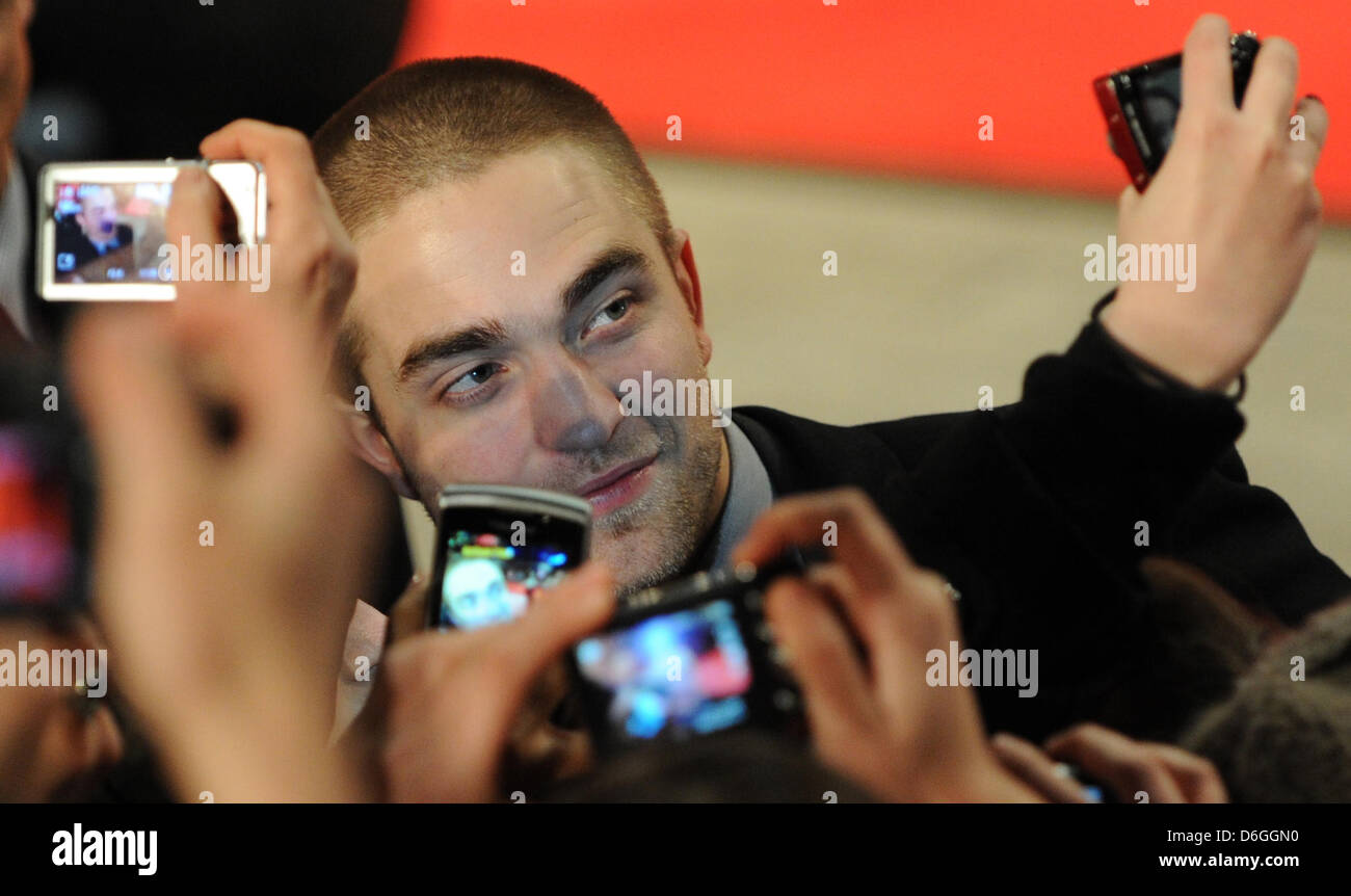 British actor Robert Pattinson arrives for the premiere of the movie ...