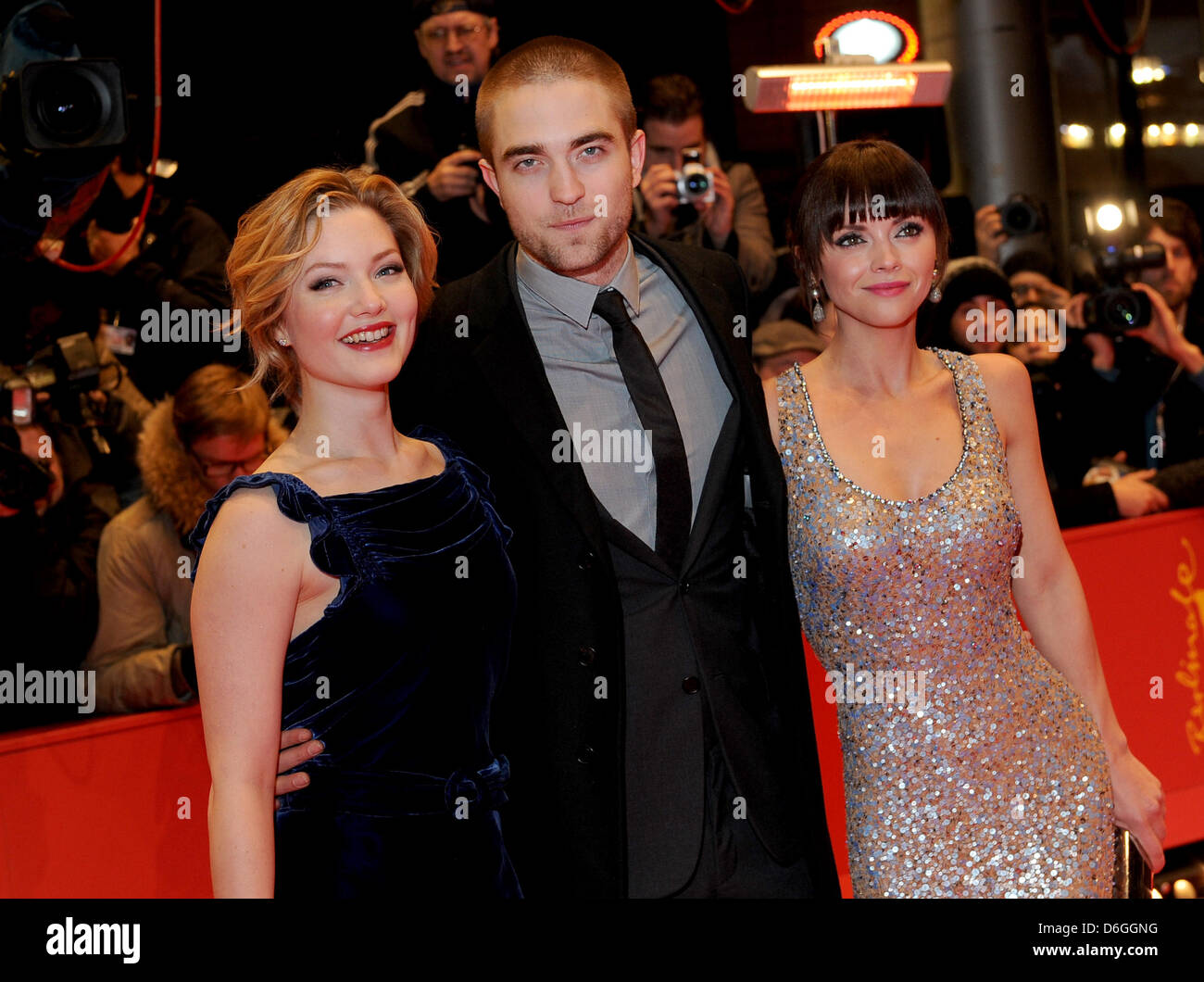 British actress Holliday Grainger (L), US actress Christina Ricci (R ...