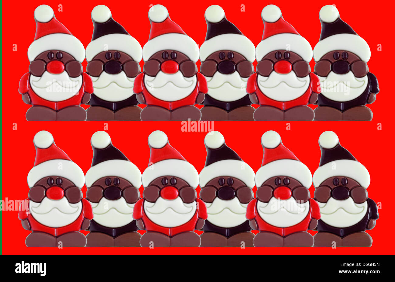 Multiple santas hi-res stock photography and images - Alamy