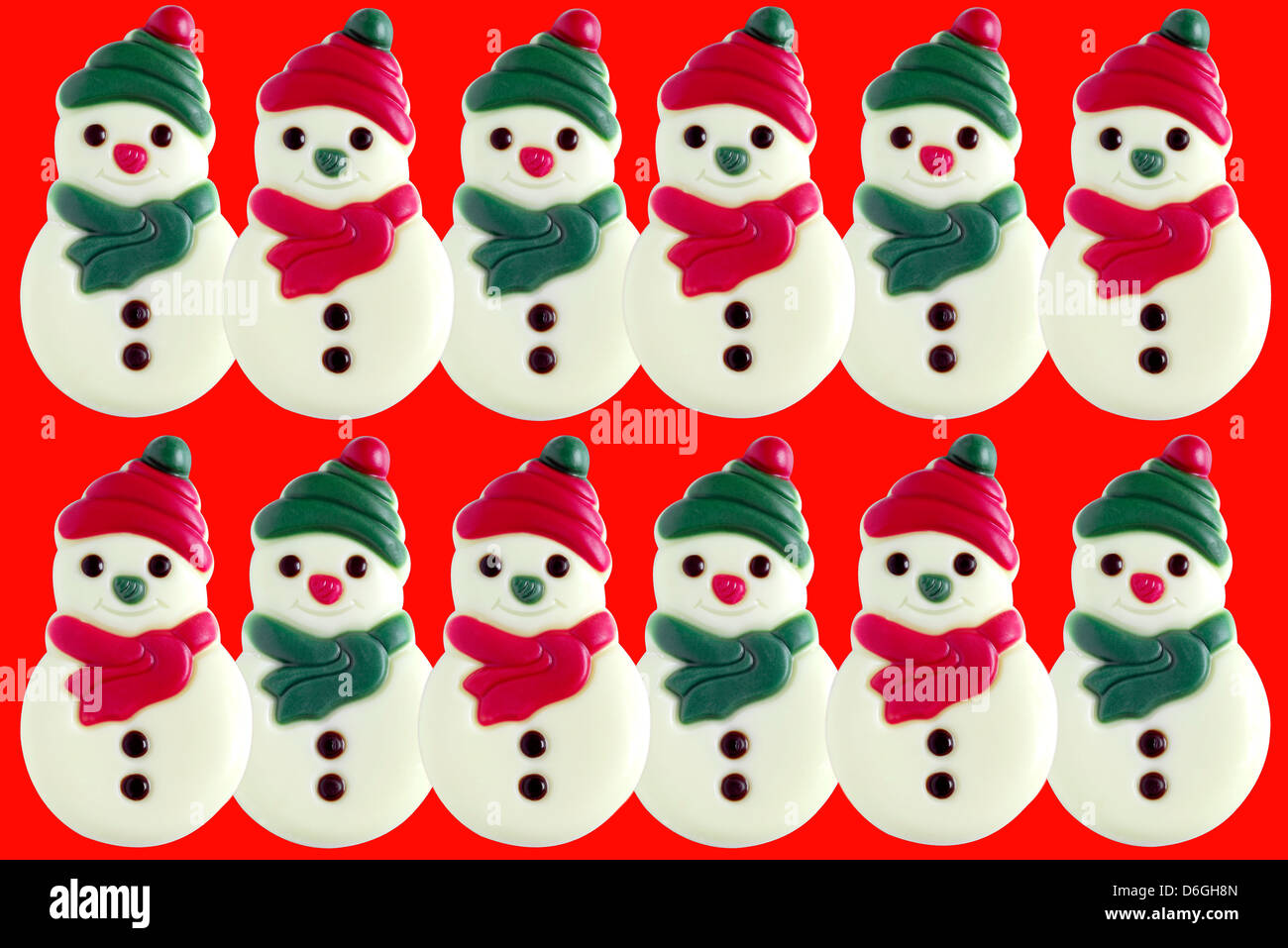 Row Of Snowmen High Resolution Stock Photography and Images - Alamy