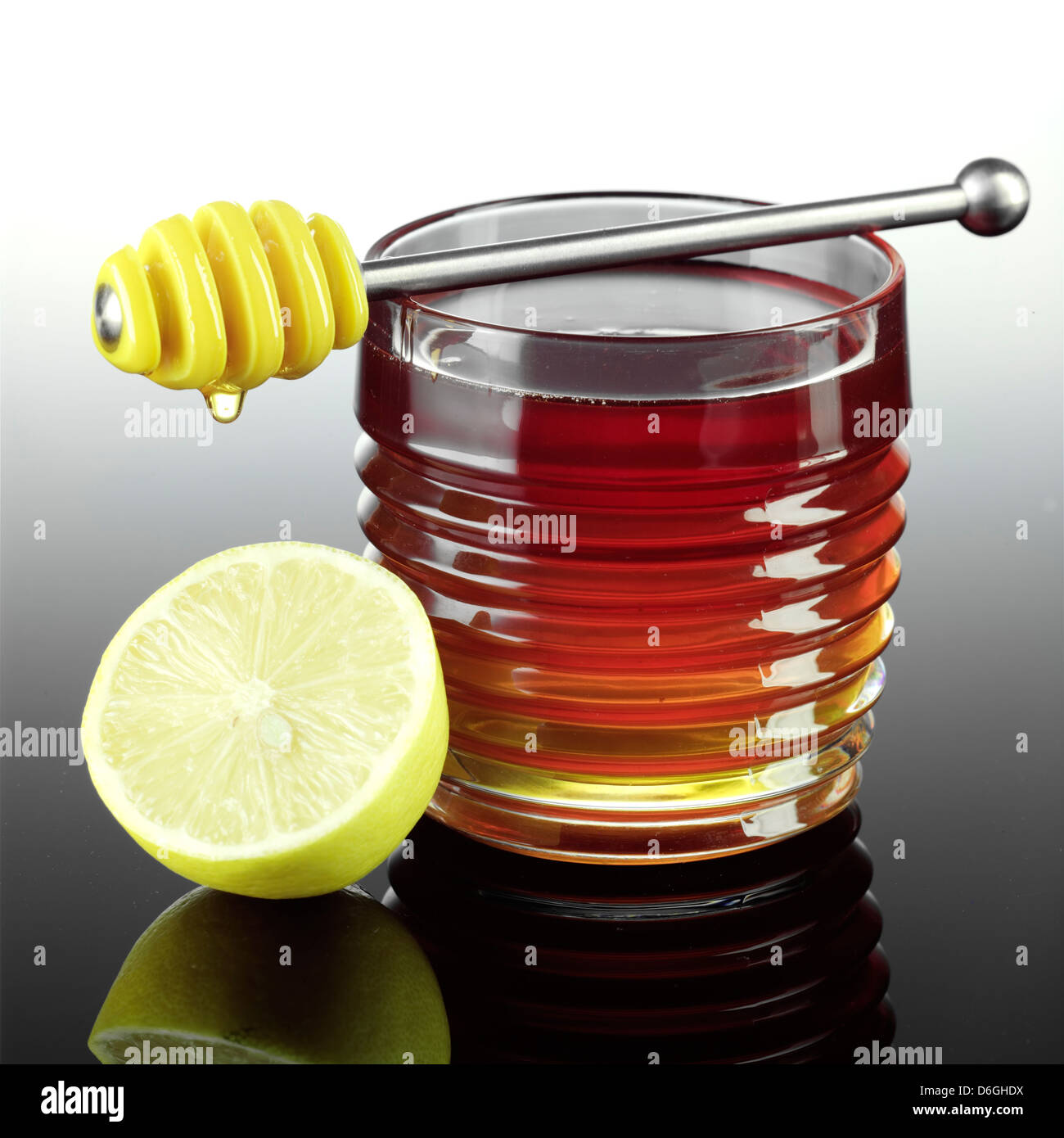 Honey and Lemon Stock Photo - Alamy