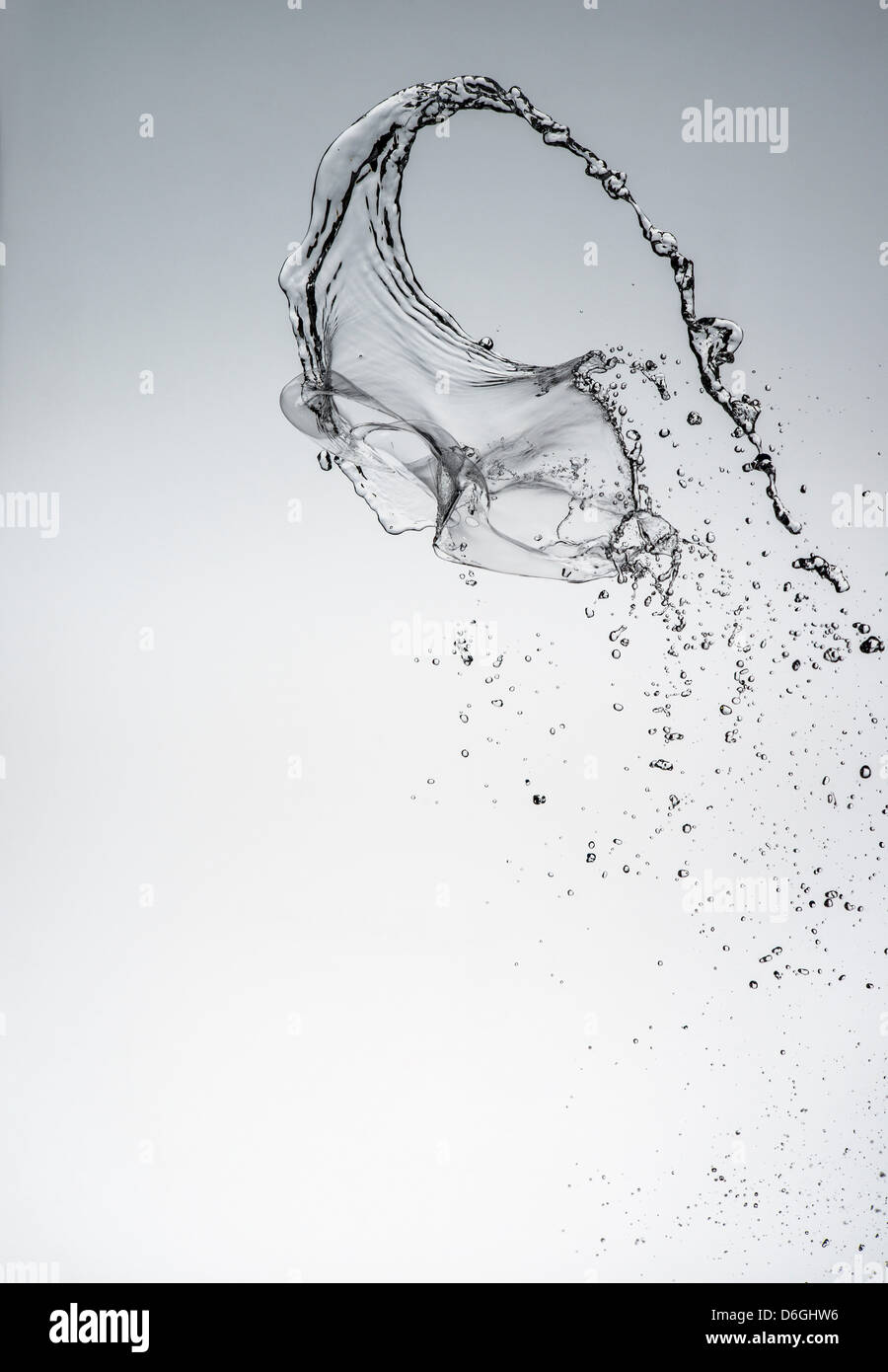 Water splashing in air Stock Photo - Alamy