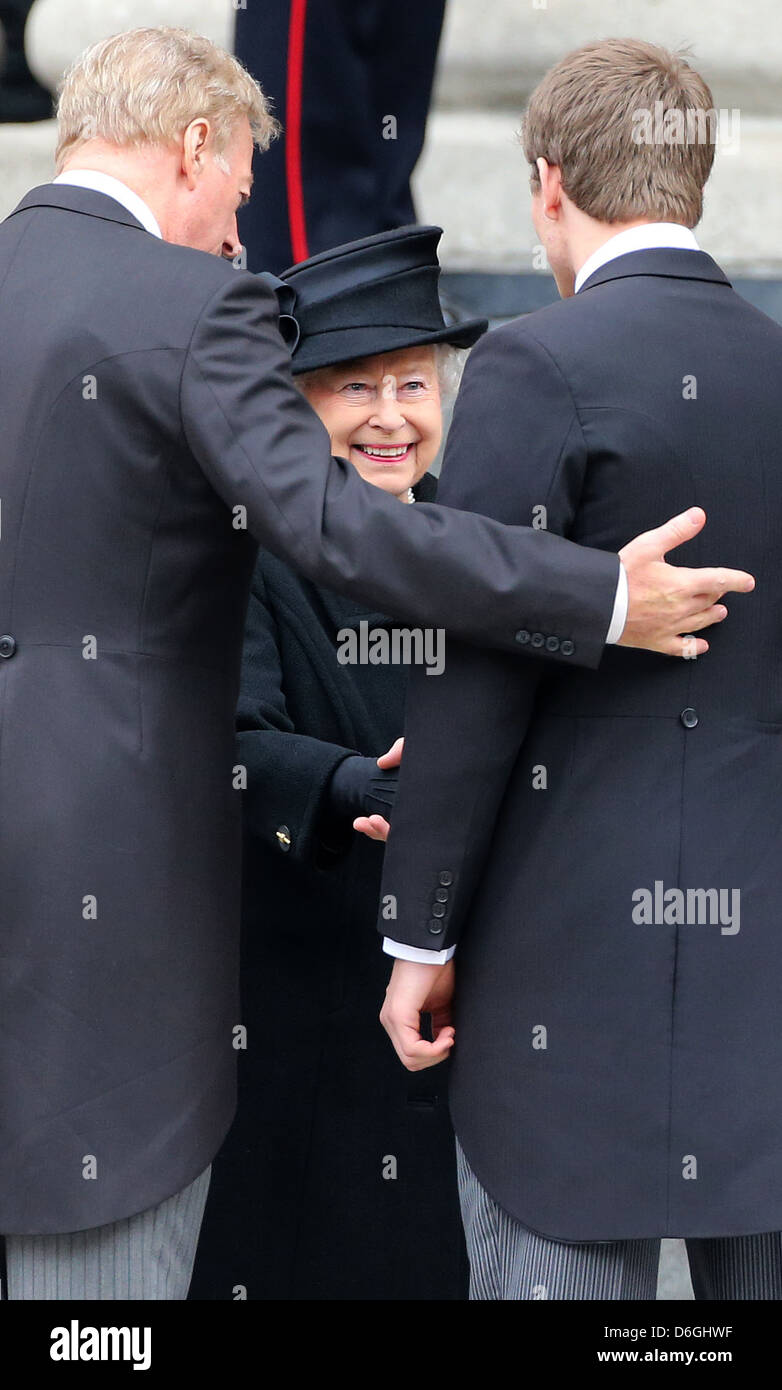 Former British Prime Minister Margaret Thatchers funeral at St Pauls ...