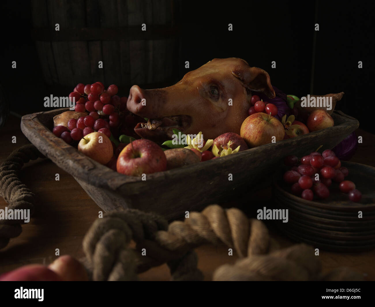 Pigs head pork hi-res stock photography and images - Alamy