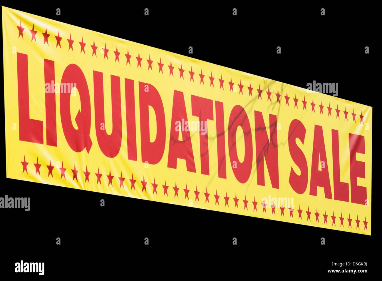 Sign reading ?liquidation sale Stock Photo - Alamy