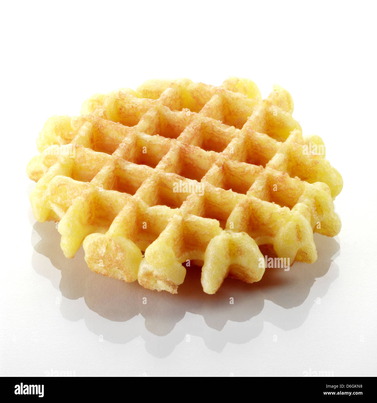 Waffle with Maple Syrup Stock Photo - Alamy