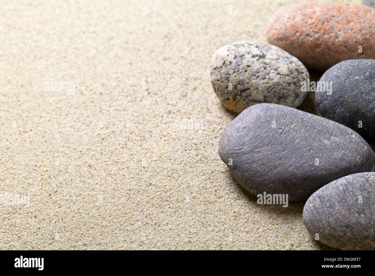 Pebble stones background. Sand beach texture. Macro shot Stock Photo ...